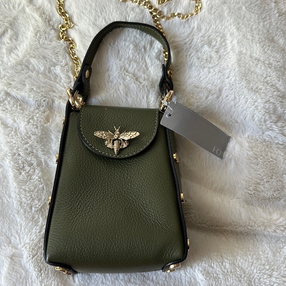 Bags | German Fuentes Bumble Bee Leather Cellphone Bag | Poshmark